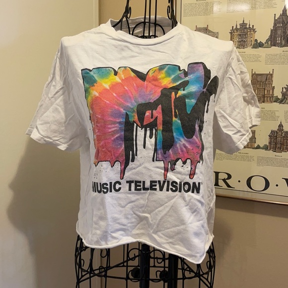 MTV | Tops | Vintage Mtv Crop T Shirt | Poshmark